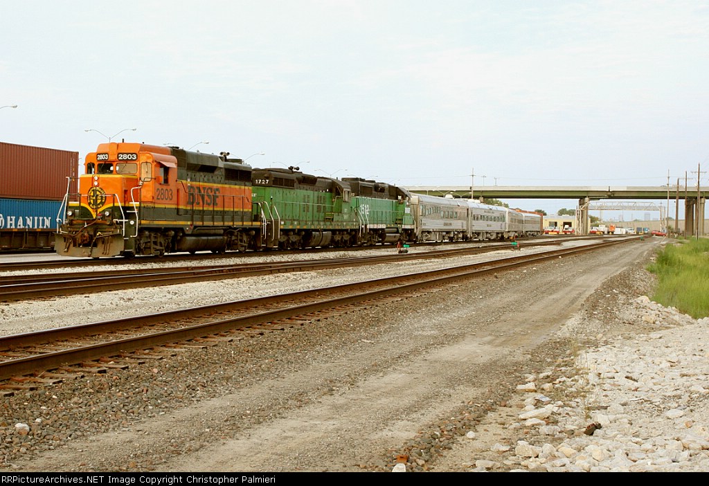 BNSF 2803, 1727, & 1512